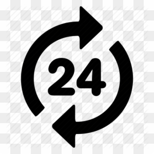 24-hour Access - 24 Icon - Free Transparent PNG Clipart Images Download