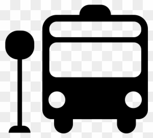 Bus Stop 1 Image - Bus Stop Symbol Vector - Free Transparent PNG ...
