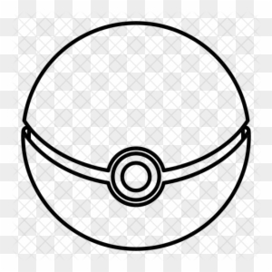 Pokemonball, Line, Ball, Pokemon, Cartoon Icon - Vegan - Free ...