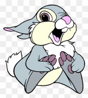 Bunny Clipart Snow White - Thumper If You Re Scared - Free Transparent ...