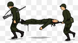 Soldier Military Clip Art - Wounded Soldier Cartoon - Free Transparent ...