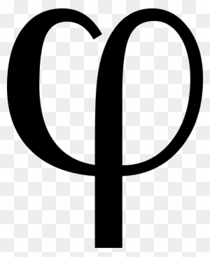 Phi - For Philosophy - Golden Ratio Symbol Png - Free Transparent PNG ...