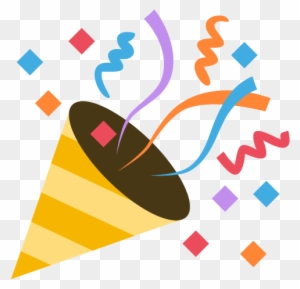 Party Popper Emoji Icon Vector - Party Emoji Svg - Free Transparent PNG ...