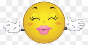 Kiss Emoticon Hug Smiley Clip Art - Hug And Kiss Smiley - Free ...