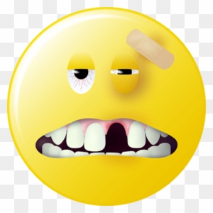 Mugshot Smiley - Beat Up Smiley Face - Free Transparent PNG Clipart ...