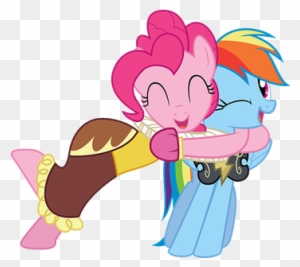 Rainbow Dash And Pinkie Pie Png By Pinguinuela On Deviantart - Pinkie ...