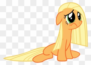 Sad Applejack By Blah23z - Pinkie Pie Bipolar - Free Transparent PNG ...