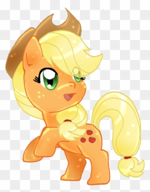 Applejack Chibi By Kristyd - Cartoon - Free Transparent PNG Clipart ...
