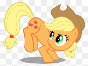 Vector By Gurugrendo Applejack Bucking - Mlp Applejack Bucking - Free ...
