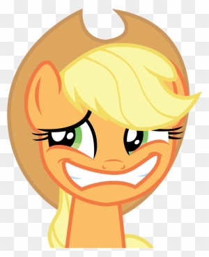 Applejack Trying To Lie To Pinkie - Applejack Lying Face - Free ...