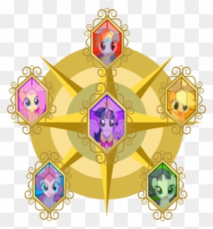 Alicorn, Applejack, Elements Of Harmony, Female, Fluttershy, - Elements ...