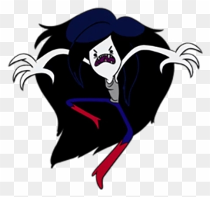 Marcelines Scary Face - Adventure Time Marceline - Free Transparent PNG ...