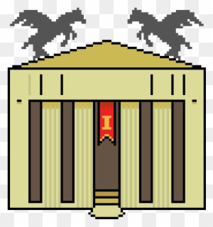 Greek Style Building - Illustration - Free Transparent PNG Clipart ...
