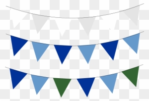 Pendent Clipart Baby Banner - Blue Triangle Banner Png - Free ...