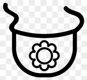 Baby Bib Cloth Outline Vector - Bib - Free Transparent PNG Clipart ...