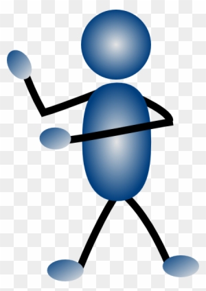 Coach Man Stick Clip Art At Clker - Stick Figure Pink - Free ...