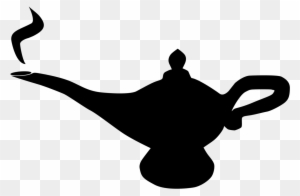 Genie Lamp Clipart Character - Aladdin's Lamp - Free Transparent PNG ...