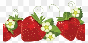 Strawberry - Strawberry Border Clip Art - Free Transparent PNG Clipart ...