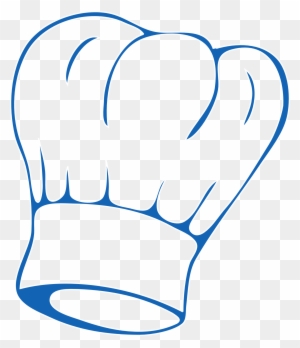 Chefs Uniform Apron Clip Art - Chef Hat Logo Blue - Free Transparent ...