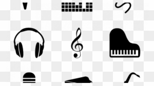 Strong Musical Note Pictures 25 Music Icon Packs Vector - Black ...