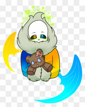 Have This Art Of Sparky Handing You A Teddy Bear - Undercharged Sans ...