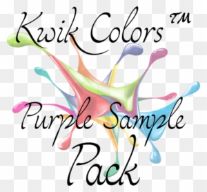 Kwik Colors Purple Sample Pack - Purple - Free Transparent PNG Clipart ...