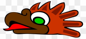 Aztec Symbol For Eagle - Cuauhtli Aguila - Free Transparent PNG Clipart ...