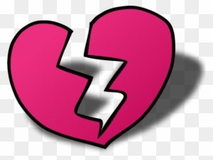 Large Broken Heart Clipart - Heart Break Clip Art - Free Transparent ...