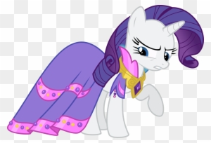 Rarity Is So Fab - My Little Pony Rarity Dress - Free Transparent PNG ...