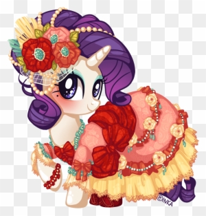 Frogmakesart, Clothes, Dress, Flower, Part Of A Set, - Mlp Rococo ...
