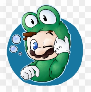 Frog Mario By Mustache-broz1 - Digital Art - Free Transparent PNG ...
