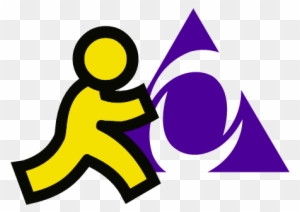 Aol Instant Messenger - Aol Instant Messenger Logo - Free Transparent ...
