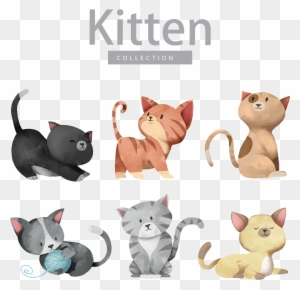 Cuddling, Cat, Kitten Feline, Cute, Adorable - Cute Cartoon Cat Drawing ...