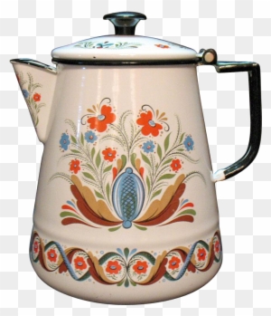 Vintage Swedish Scandinavian Folk Art Style Coffee - Scandinavian Folk ...