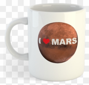 Mug I Love Mars - Coffee Cup - Free Transparent PNG Clipart Images Download