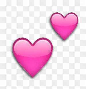 The Gallery For > Double Heart Emoji - 2 Pink Hearts Emoji - Free ...