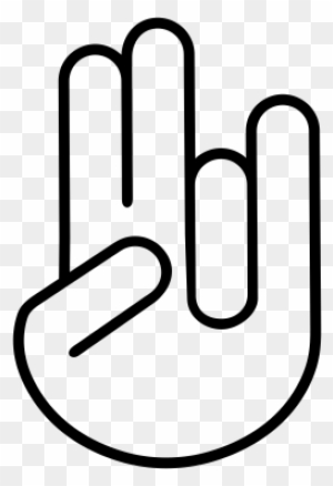 Shocker Left Hand Decal - Simbolo Com A Mao - Free Transparent PNG ...