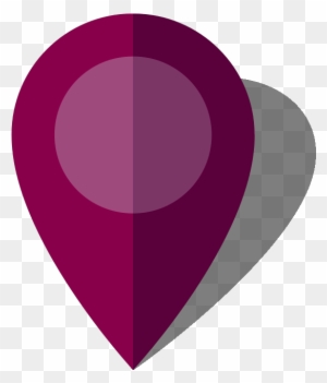 Location Pointer - Location Pointer Purple - Full Size PNG Clipart ...