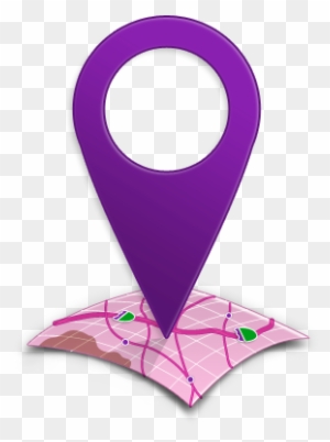 Purple - Location Icon Purple Png - Full Size PNG Clipart Images Download