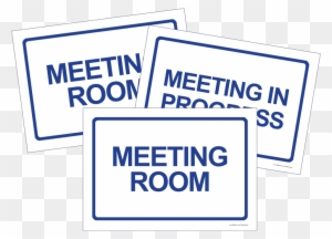 Meeting Signs Meeting Signs - Busy In Meeting - Free Transparent PNG ...