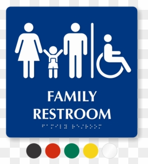 Family Restroom Sign Vector - Free Transparent PNG Clipart Images Download