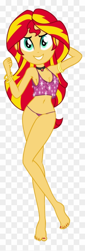 Ampersandxyz, Barefoot, Belly Button, Bracelet, Braless, - Sunset Shimmer Belly Dancer - Free ...