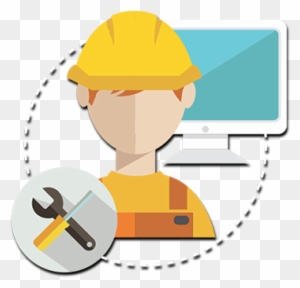 Replacement Service - Field Service Engineer Cartoon - Free Transparent ...