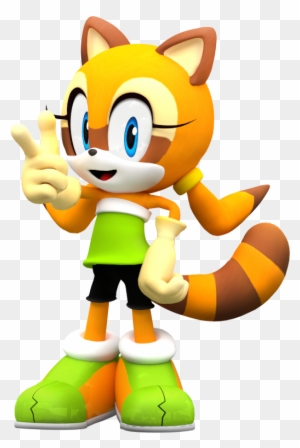 Marine The Racoon - Sonic The Hedgehog Marine - Free Transparent PNG ...