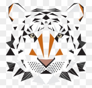 Digital Art - Geometric Tiger Png - Free Transparent PNG Clipart Images ...