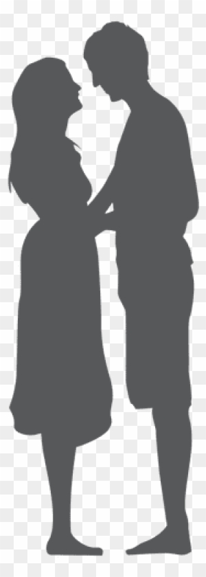Happy Lovers Silhouette Transparent Png - Lovers Png - Free Transparent ...