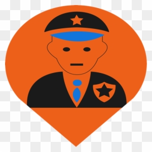 Police Officer Security Guard Illustration - Angry Security Guard ...