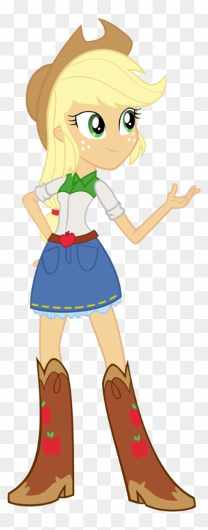 Equestria Girl Applejack By Sam F Nacman - My Little Pony Eg Applejack ...