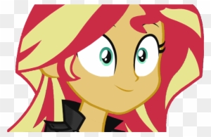 Sunset Shimmer Smile Vector By Sapphires - Sunset Shimmer Pony Vector ...