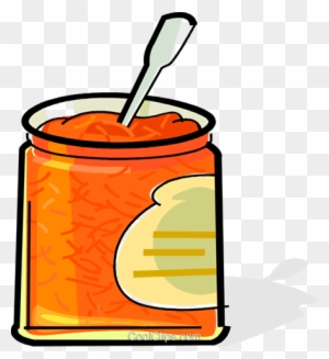 Jar Of Marmalade Royalty Free Vector Clip Art Illustration - Marmalade ...